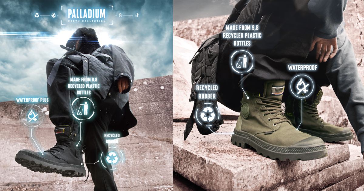PALLADIUM 領軍永續潮流推出秋冬「橘標防水 RCYCL SC 系列」｜Bounce