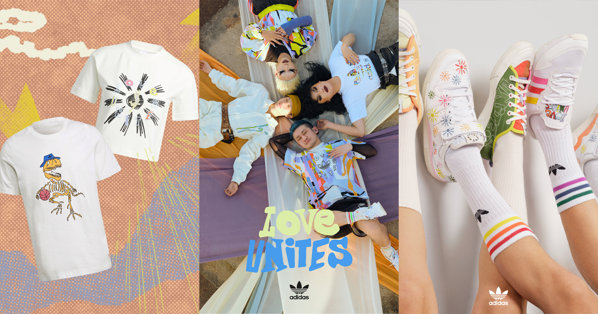 adidas Originals 全新 LOVE UNITES 系列 曬出你的繽紛彩虹正能量｜Bounce