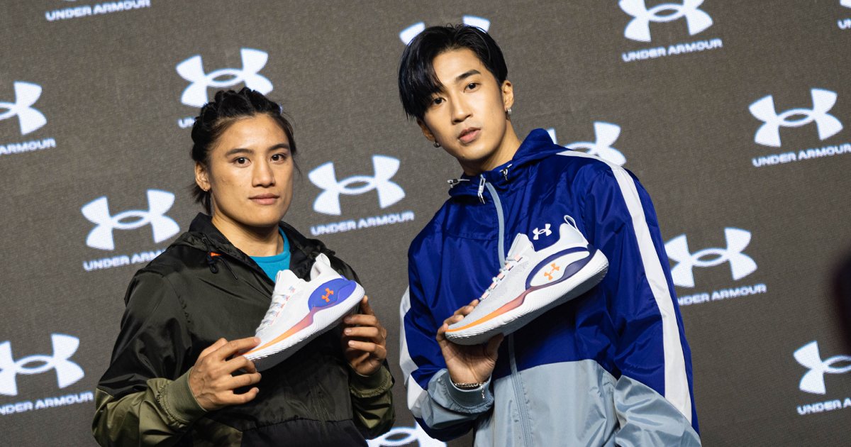 UA 首雙零橡膠訓練鞋「FLOW DYNAMIC」輕盈問世 拳擊女王 陳念琴、新世代創作才子 婁峻碩實著體驗魅力｜Bounce